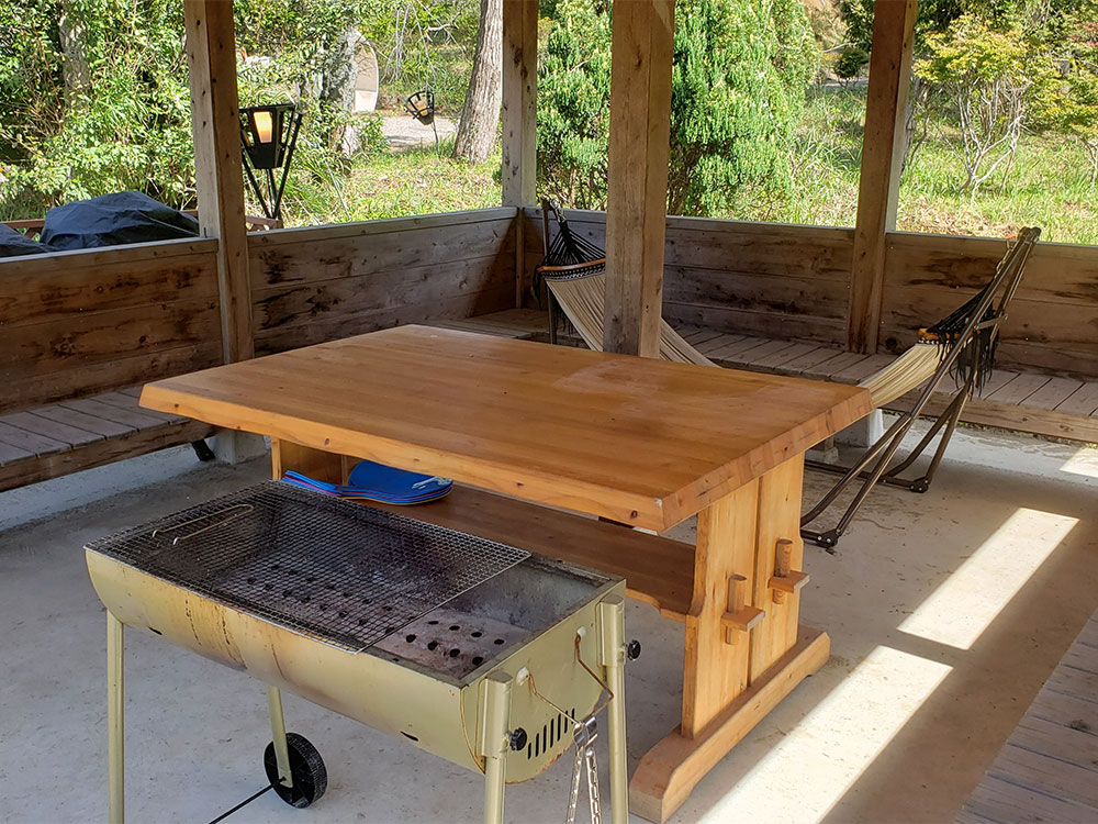 Dog run & BBQ campsite | 田倉キャンプヴィレッジ